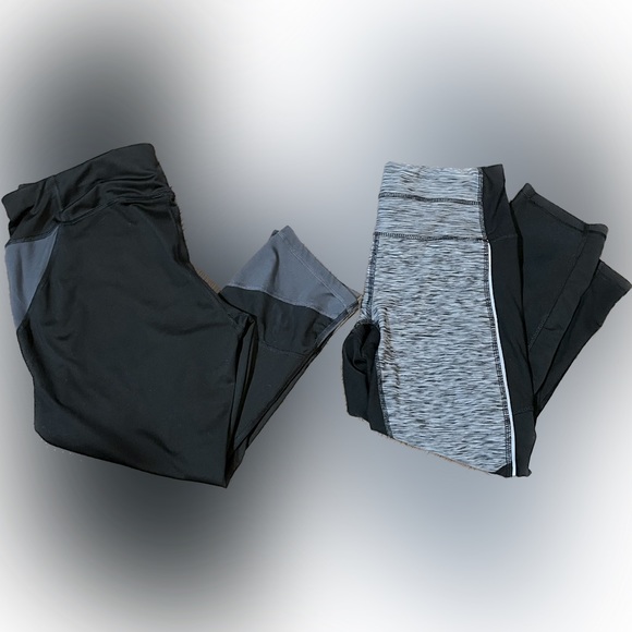 Gottex | Pants & Jumpsuits | Danskin Now Gottex Black Gray Leggings ...